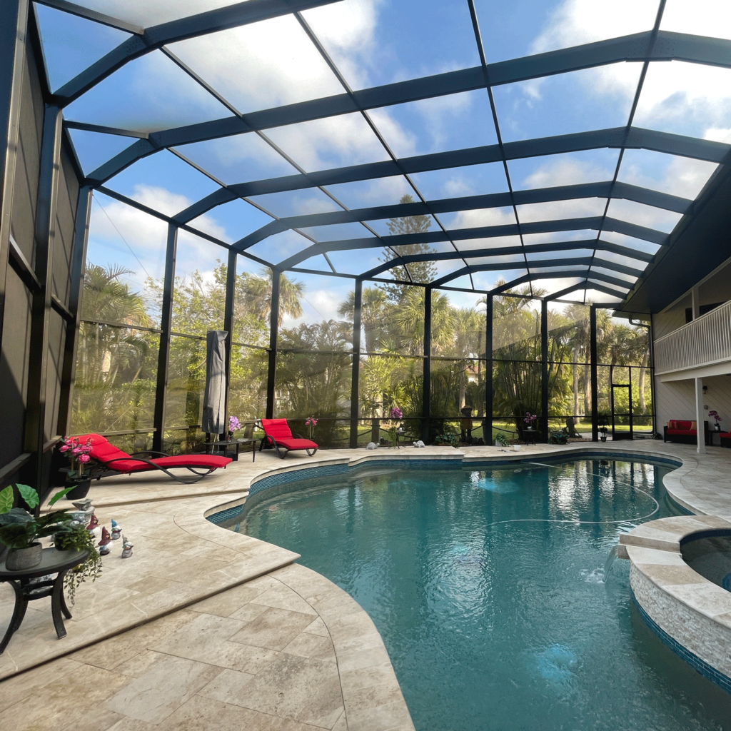 Custom Swimming Pool Enclosure Building - Efficient Pools Builder